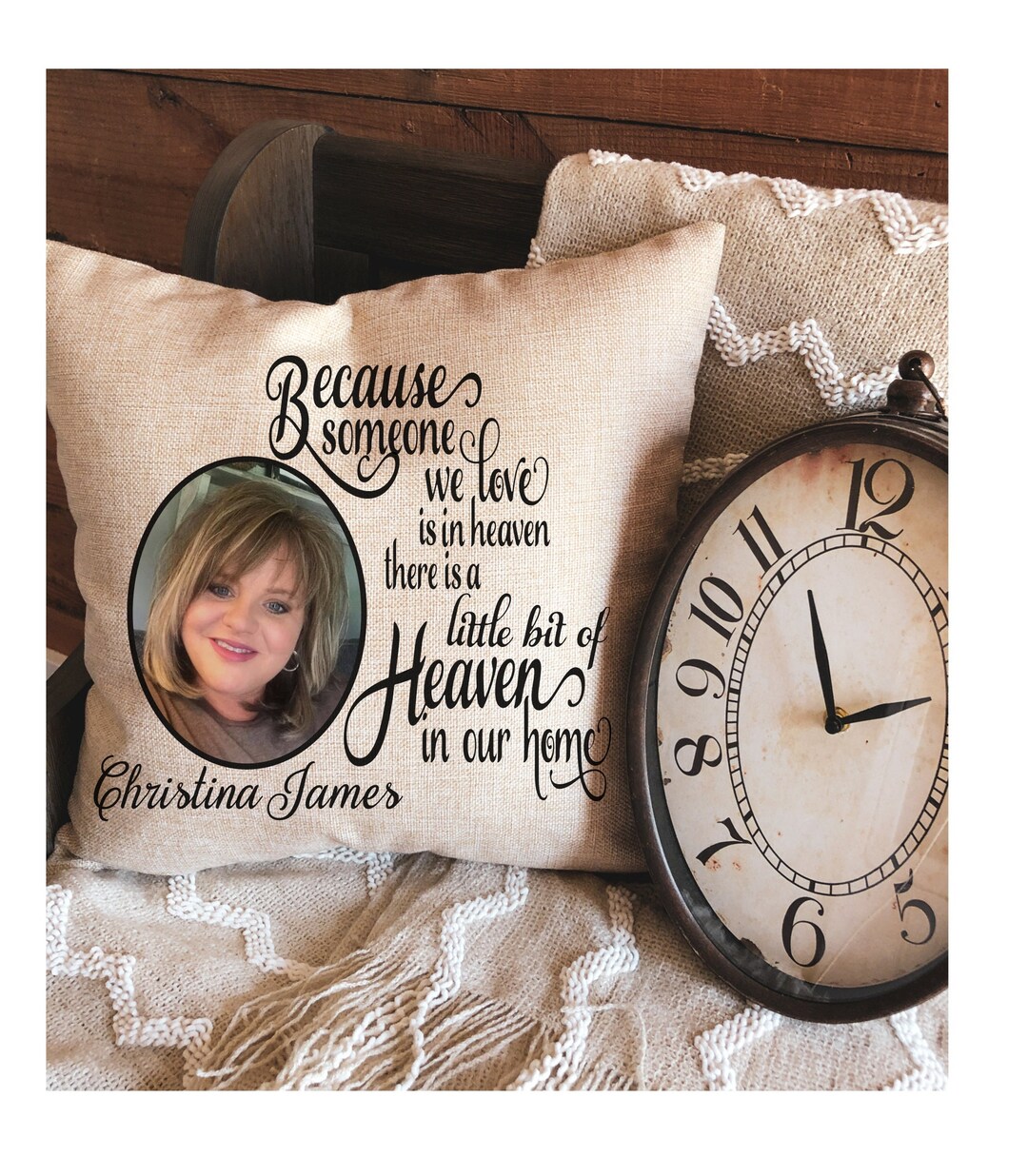 Memory Pillow Photo Pillow Loss of Loved One in Memory - Etsy