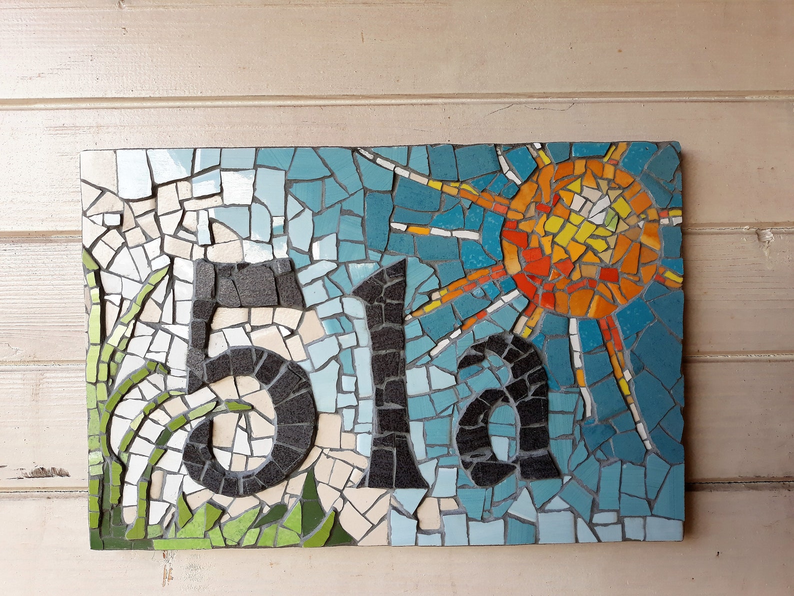 Mosaic House Numbers Housewarming Gift Mosaic Home Number | Etsy