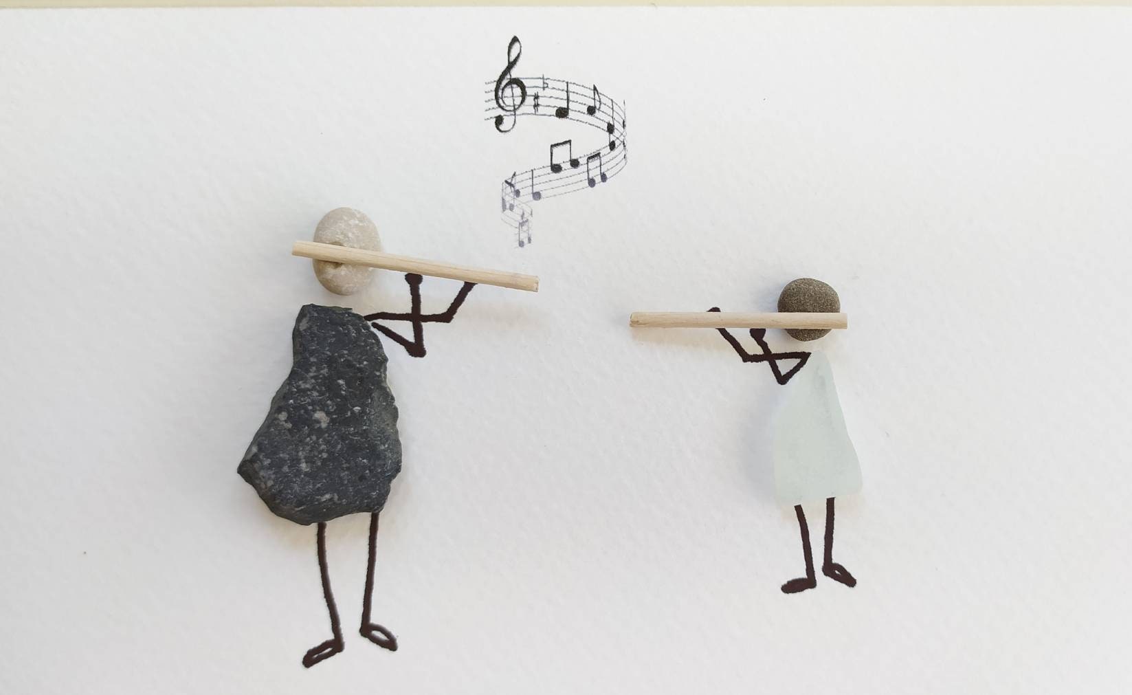Gift for Best Music Teacher Wall Picture Pebble Art Housewarming Gift ...