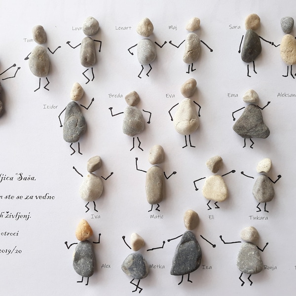 Teacher Pebble Art - Etsy