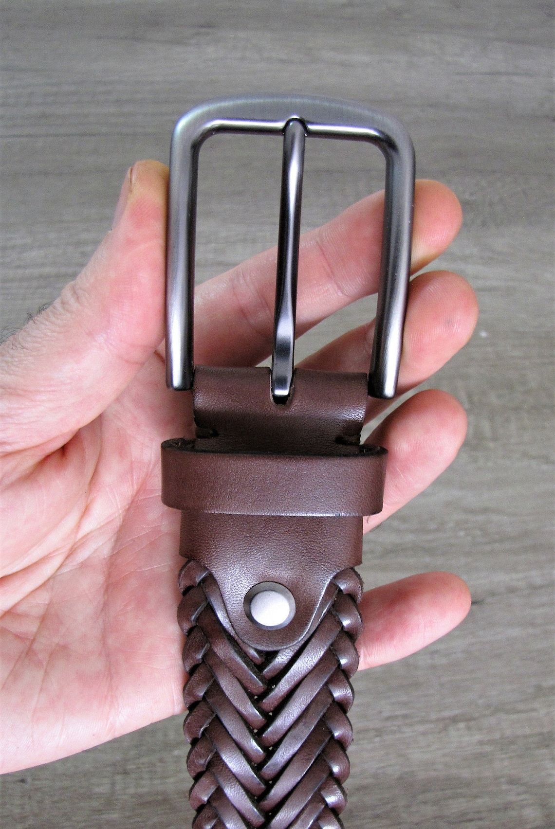 Personalized Hand Braid Leather Belt Braided Belt Handcrafted | Etsy