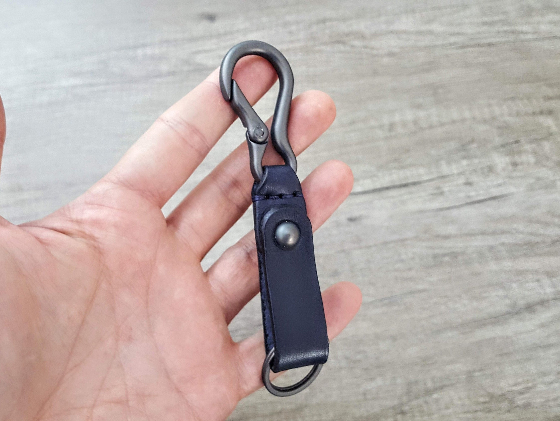 Leather Keychain Hanger Belt Loop Key Chain belt lanyard | Etsy