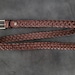 Womens Skinny Belt, Leather Skinny Braided Belt Gold Buckle Woven ...