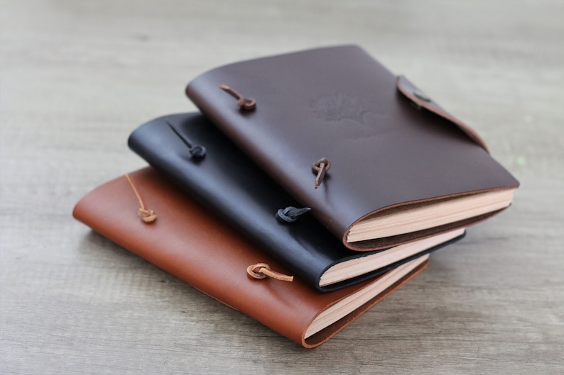 Personalized Leather Journal Customizable Notebook for - Etsy