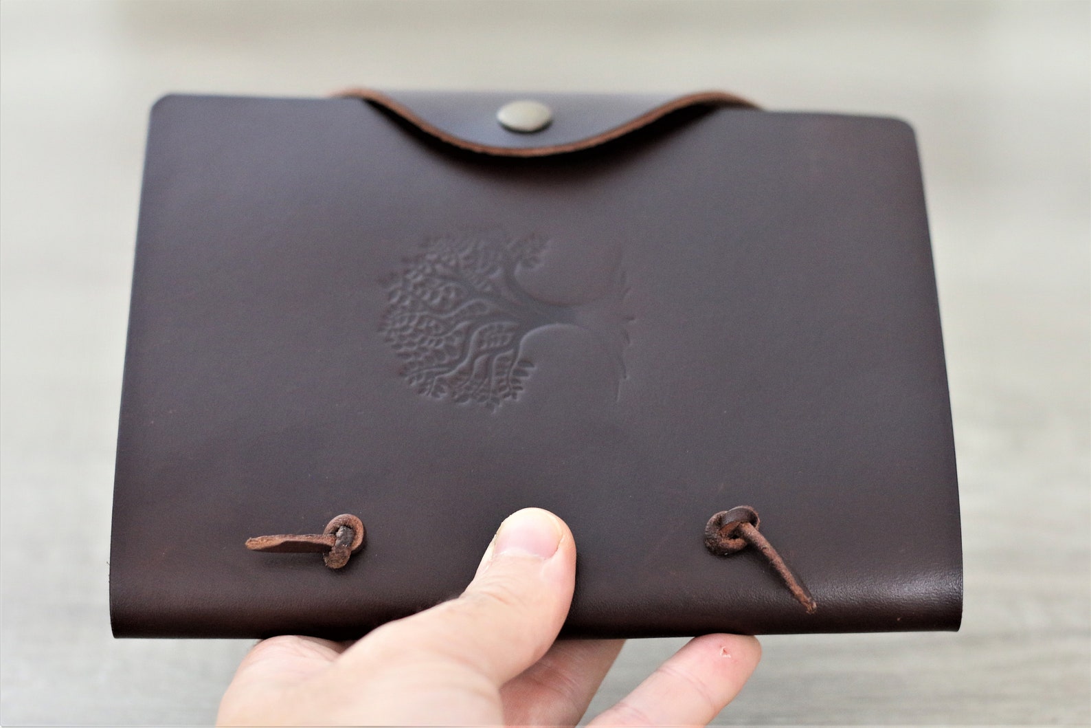 Personalized Leather Journal, Customizable Notebook for Traveller ...