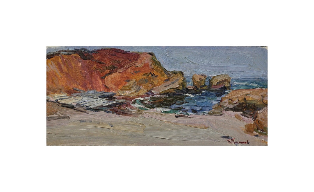 Original Oil Painting Vintage, One of a Kind Art Oil. Oil Painting Landscape, Ukrainian Artist ...