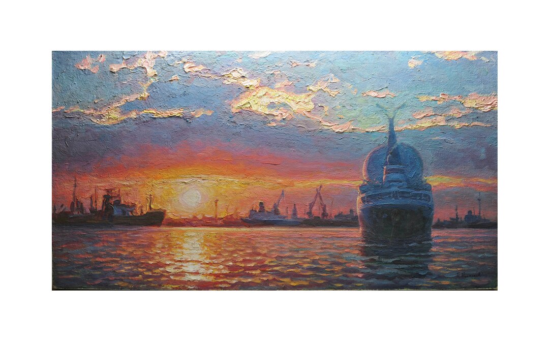 Original Oil Painting,ukrainian Artist Pavel Tokmakov,original,vintage Painting,collectibles ...