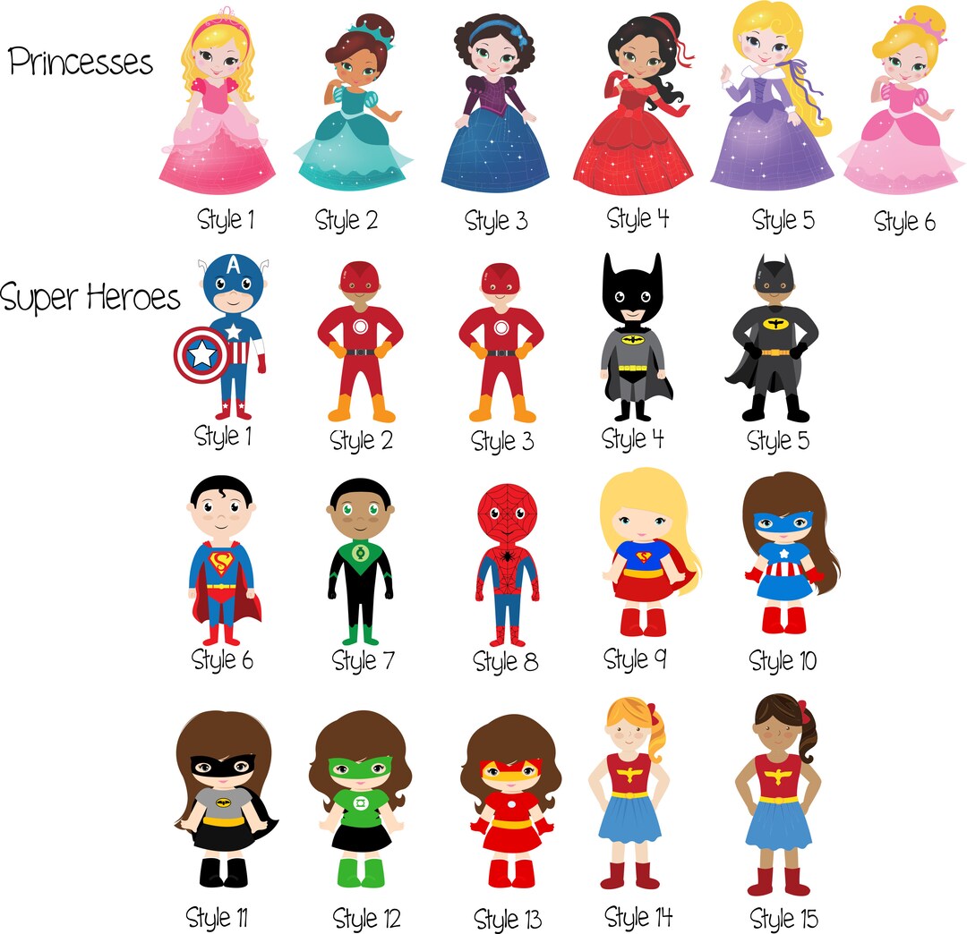 Personalized "princess & Superhero" Pillowcase - Custom Microfiber Kids ...