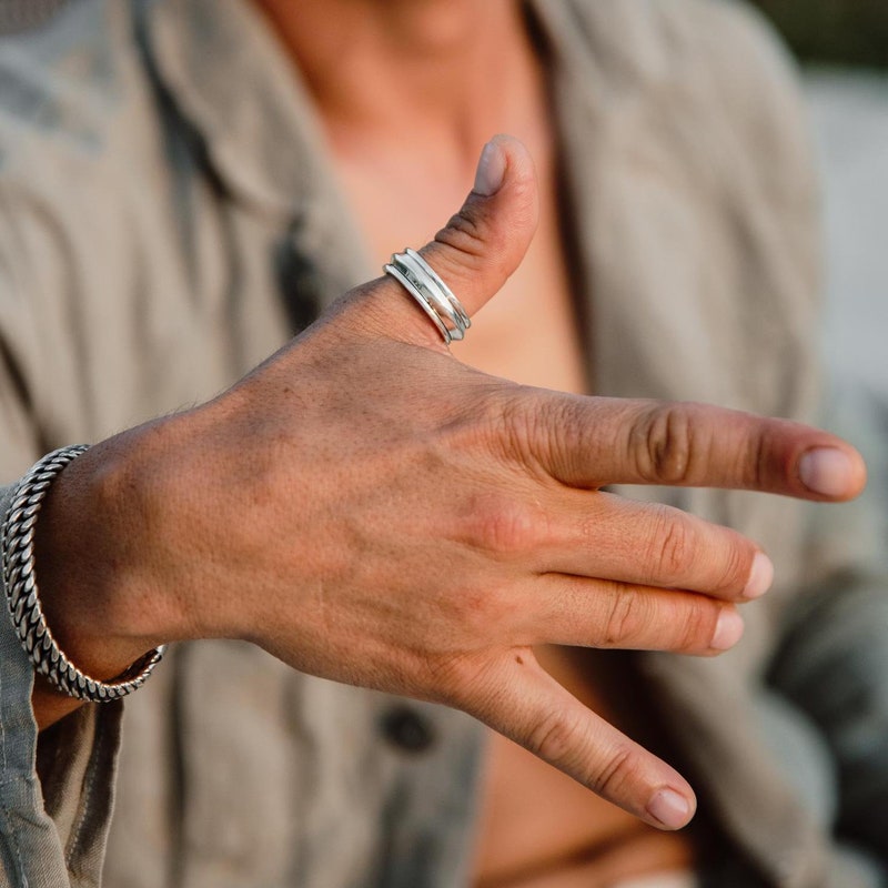 Rotating Rings for Men - Etsy