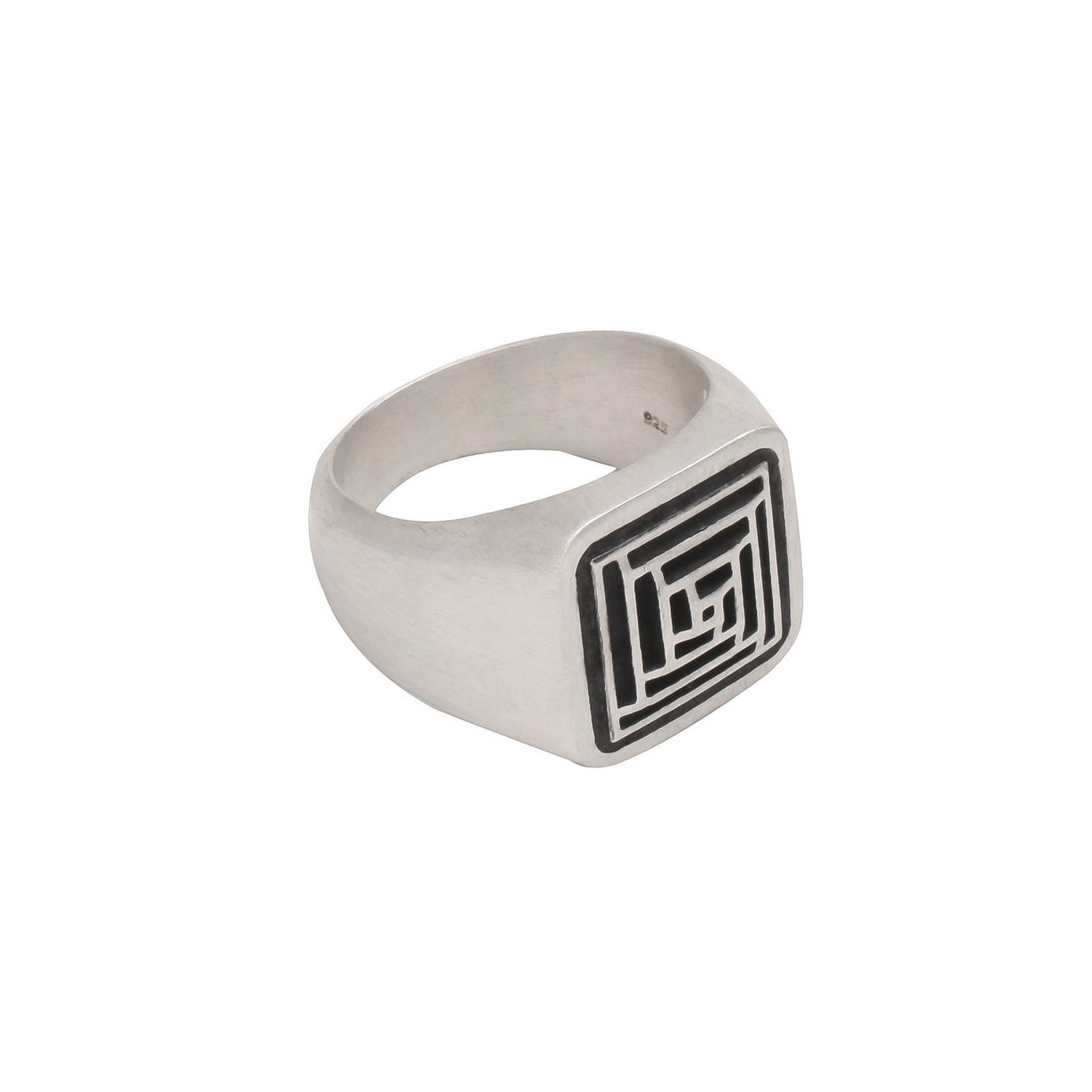 Square Signet Ring Men/ Mens Signet Ring Pattern/ Mens Square - Etsy