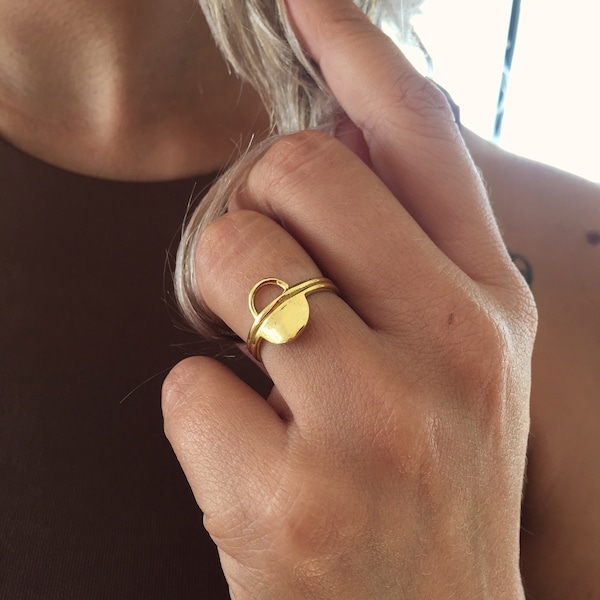 Brass Rings for Women - Etsy