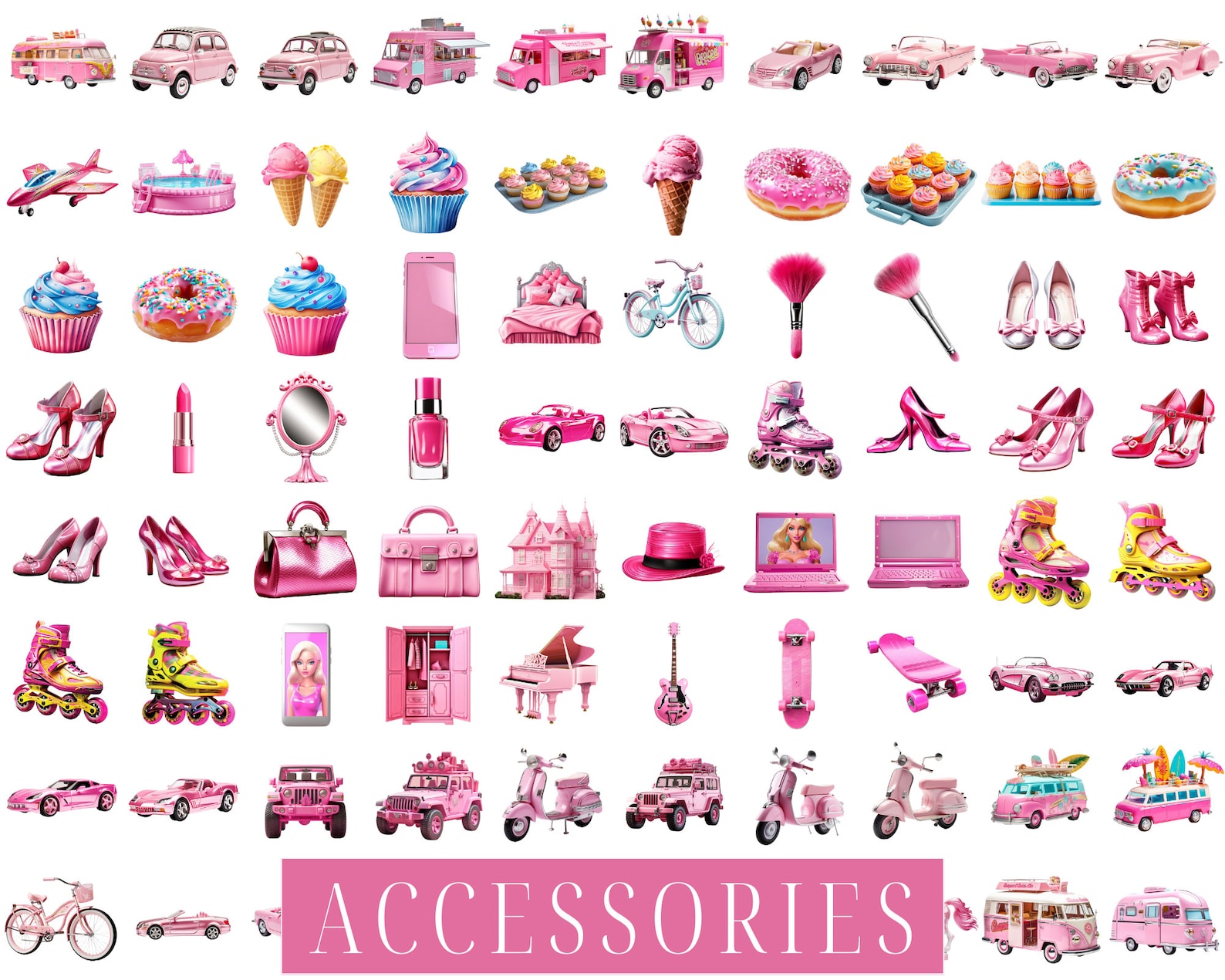 220 Dolly Inspired Digital CG Backdrops Dolly Dream House Backdrop ...