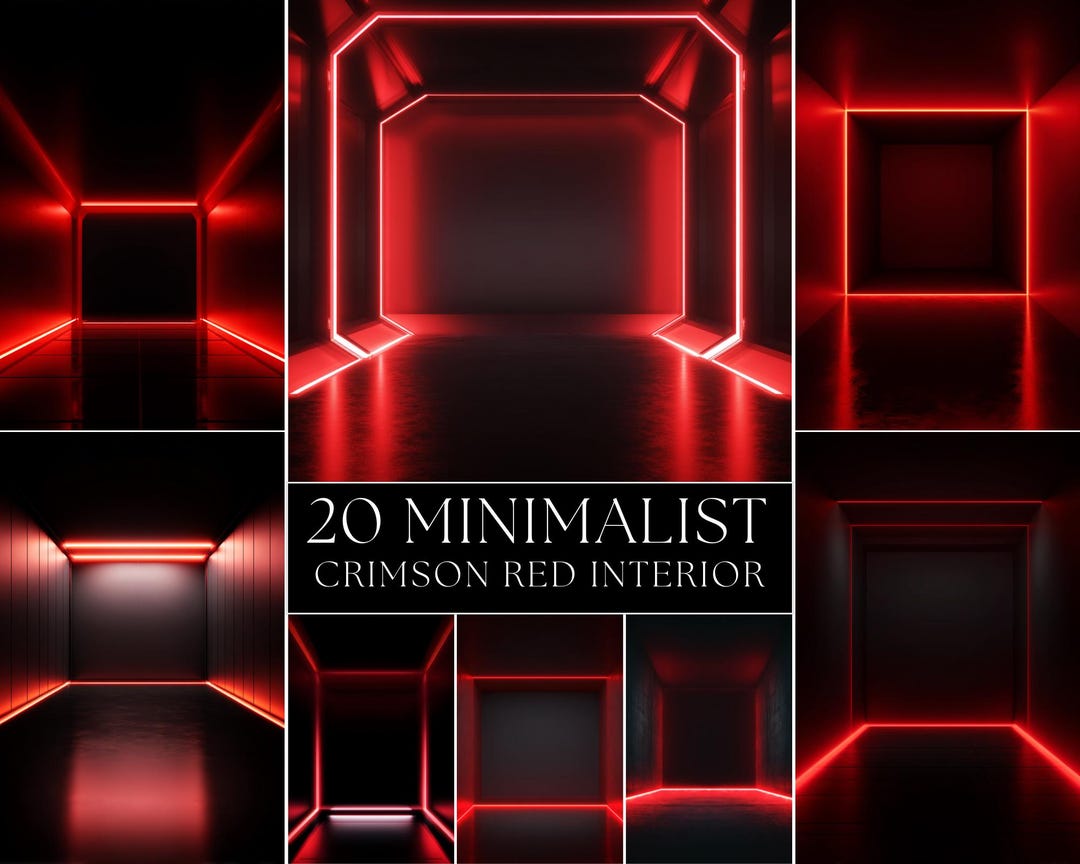 Crimson Red Digital Backdrops 20 Fine Art Maternity Background Modern ...