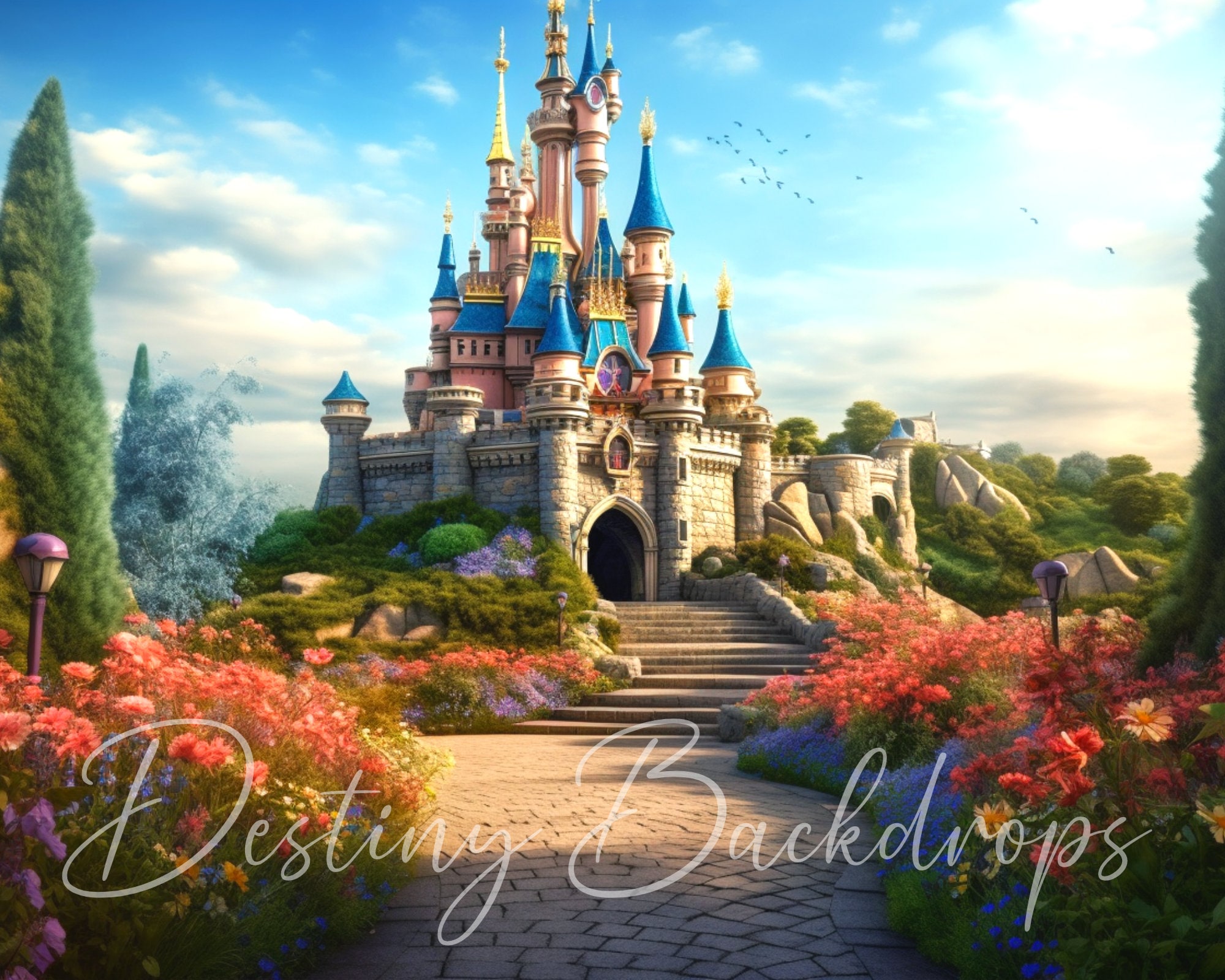 5 Fairytale Castle Backdrop Fairytale Palace Wedding Backdrop Fairytale ...