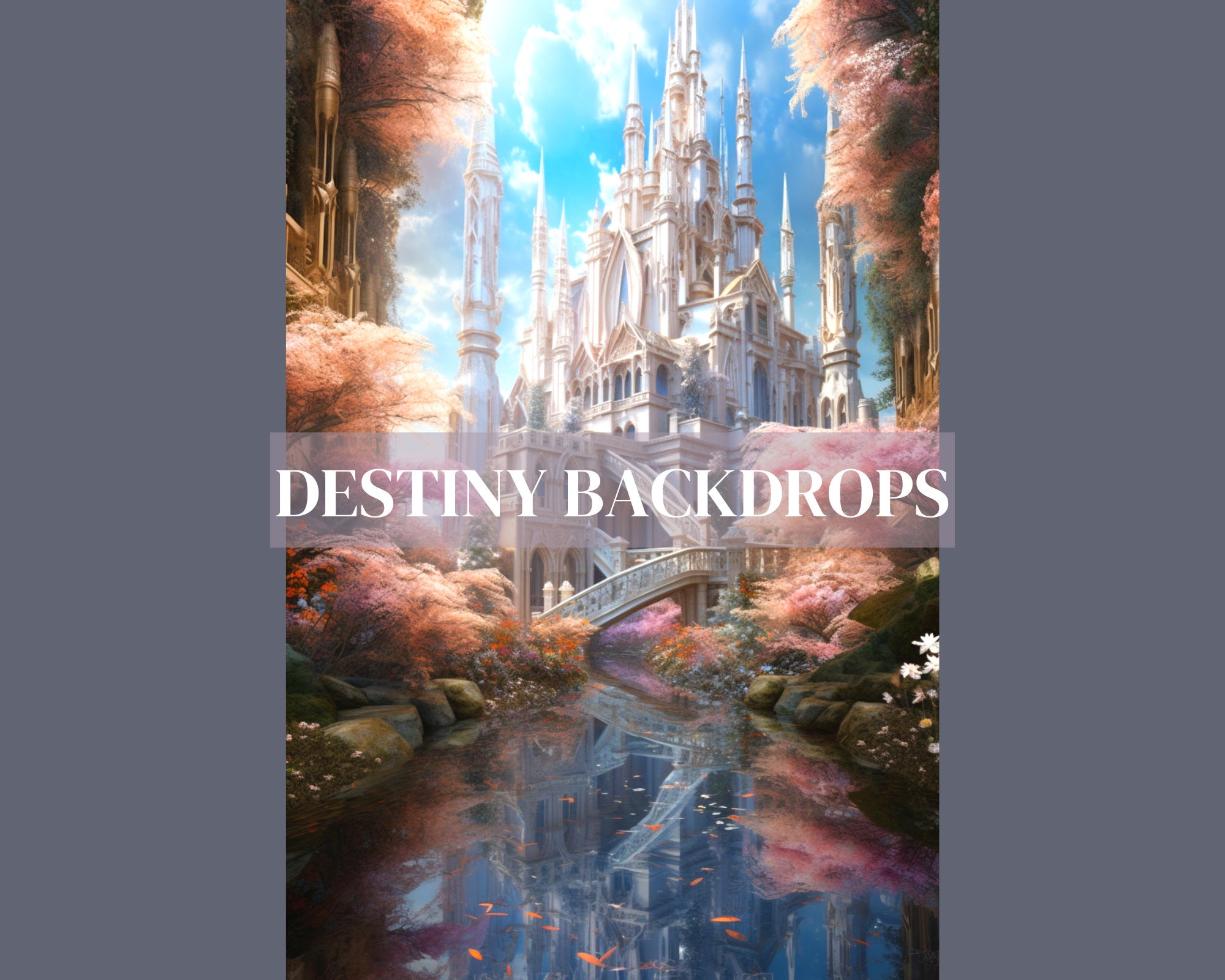 11 Fantasy Palace Backdrop Elegant Palace Backdrop Magical Landscape ...