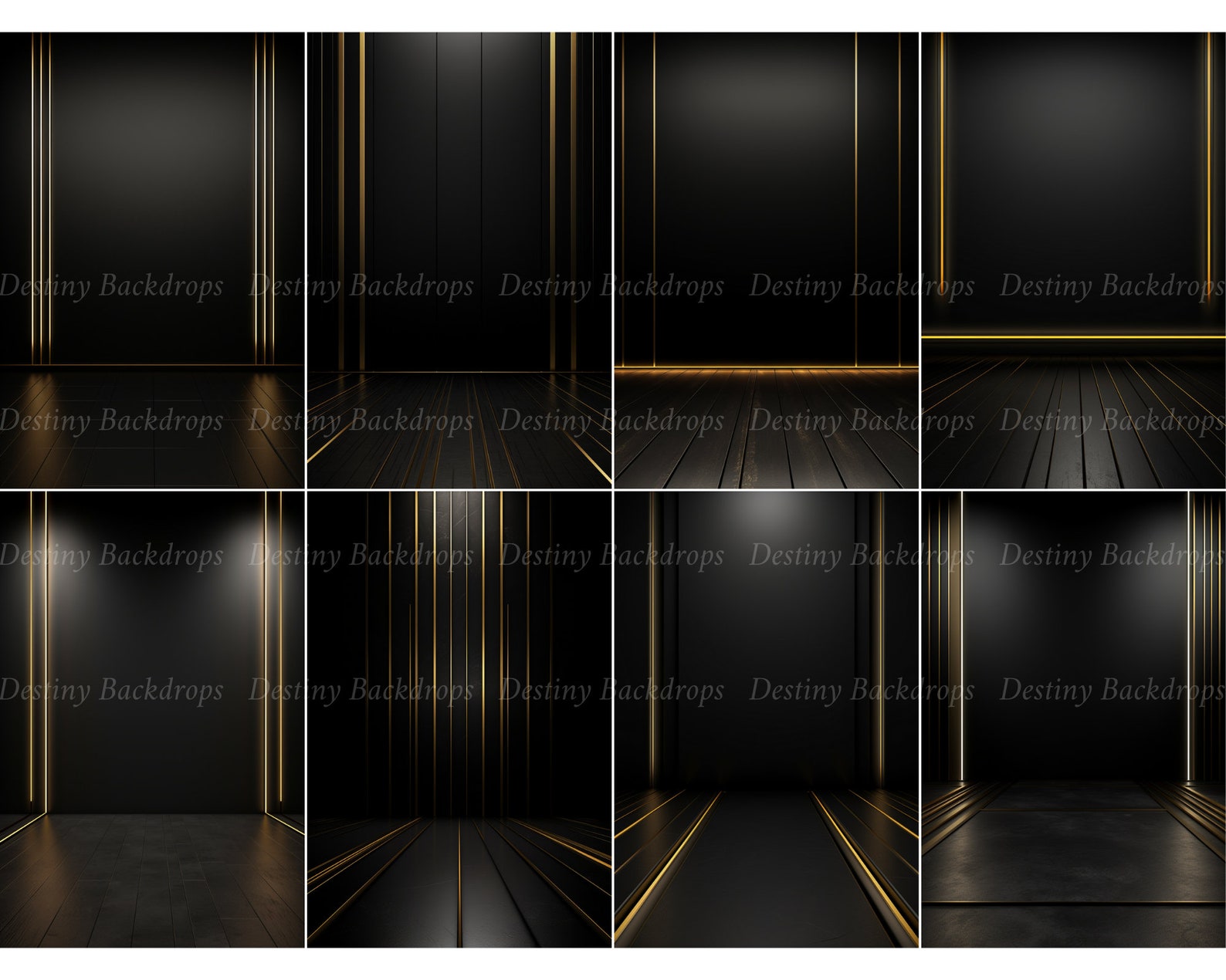 Black Gold Digital Backdrops 20 Fine Art Maternity Background Modern ...