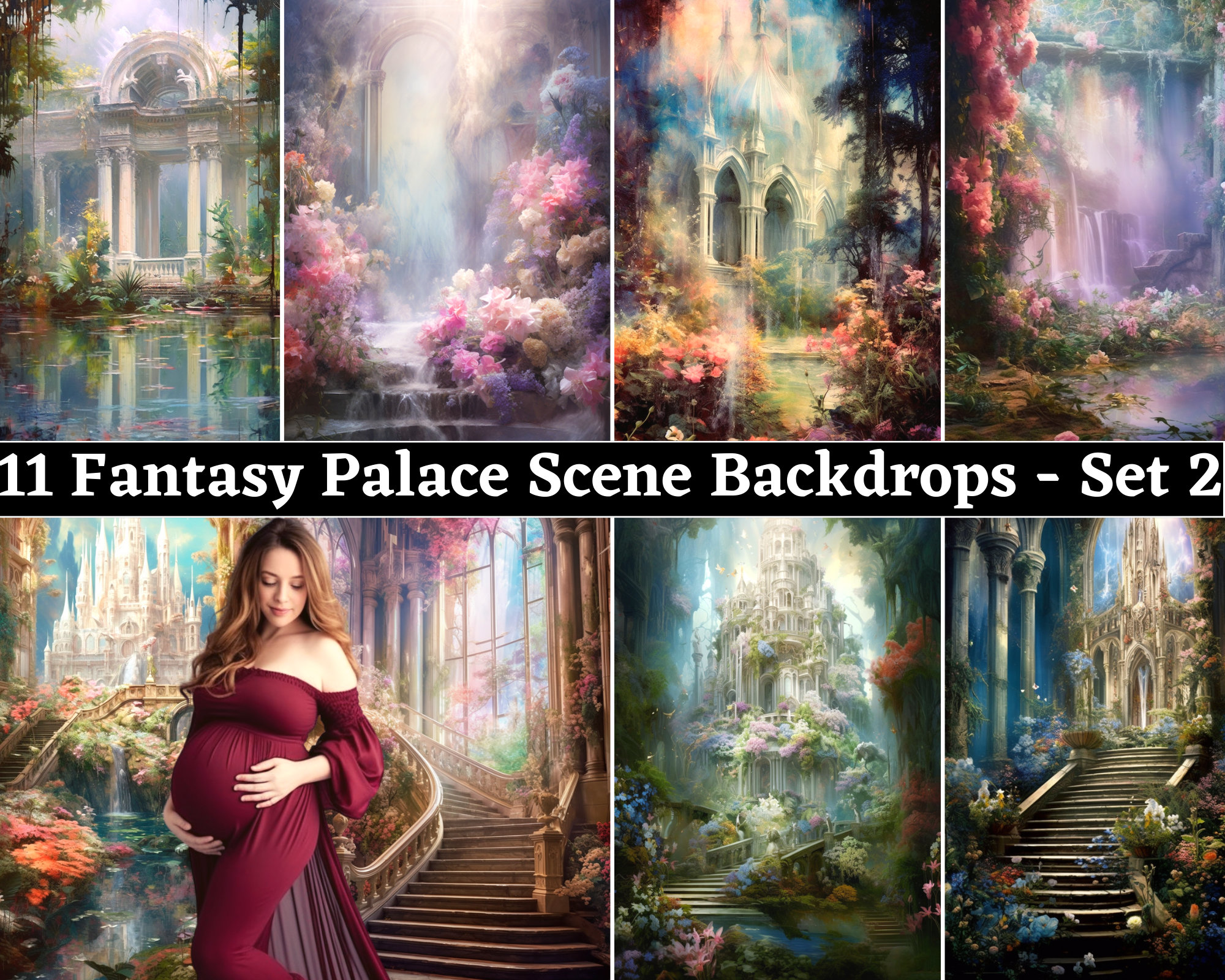 11 Fantasy Palace Backdrop Enchanted Ruins Backdrop Fantasy - Etsy