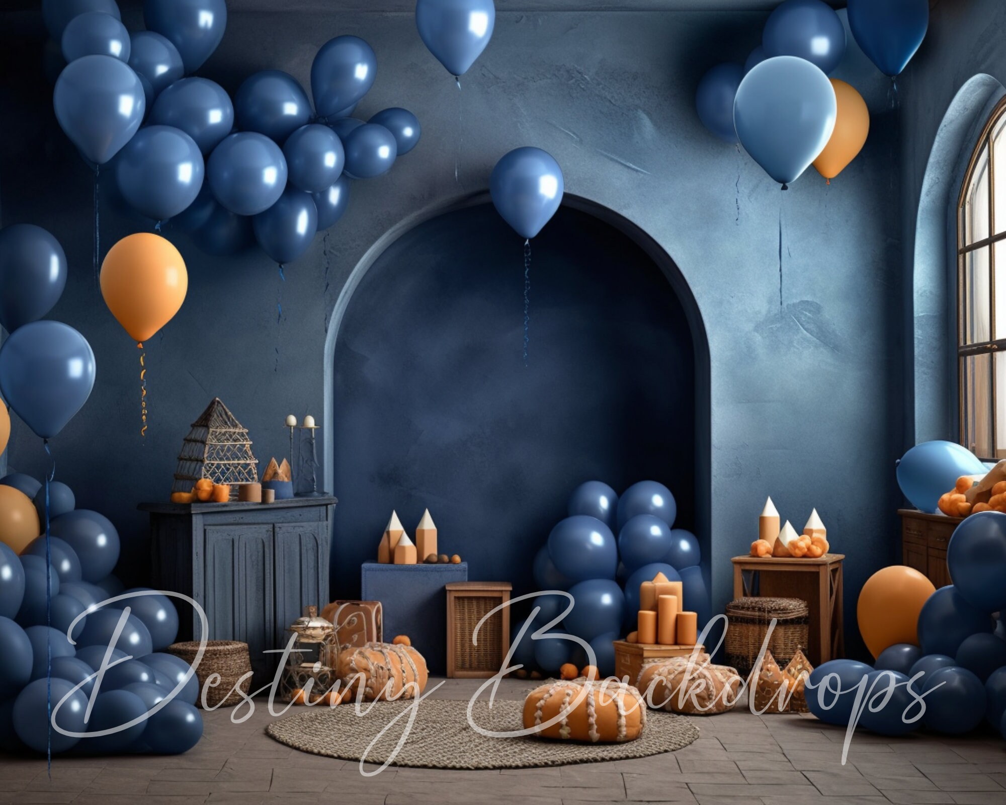 20 Kids Party Backdrops Celebration Digital Backdrops Family Birthday ...