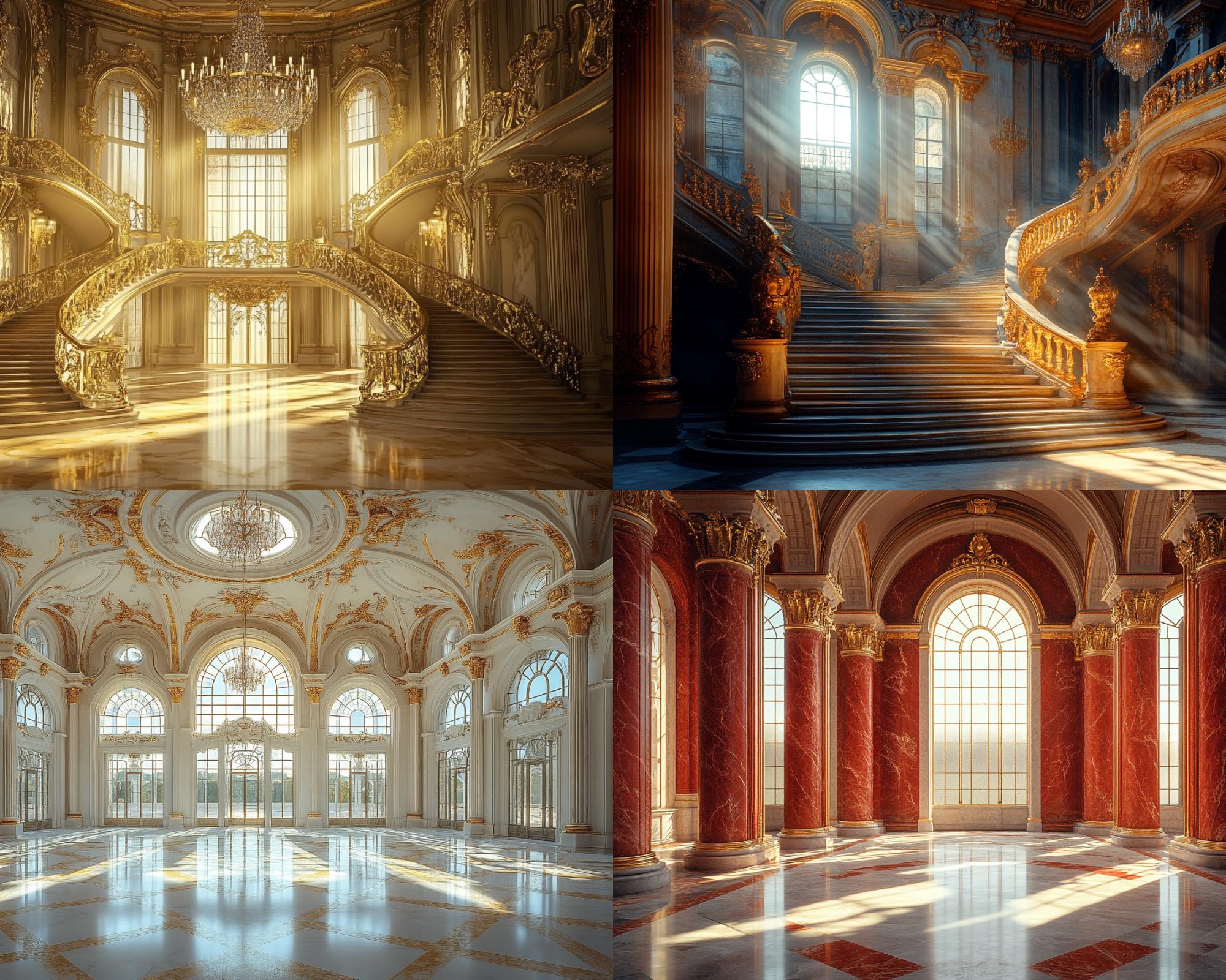 64 Luxury Palace Digital Backdrops – Baroque Royal Interiors, Grand ...