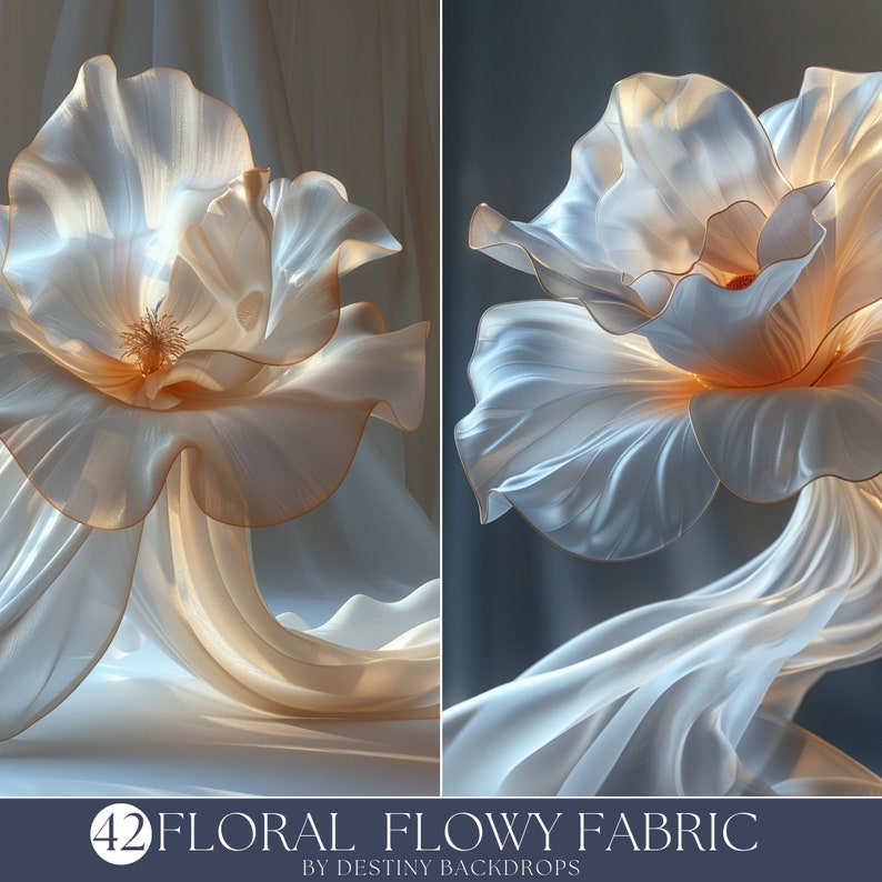 42 Flowy Fabric Backdrops Fine Art Digital Backdrops Maternity Backdrop ...