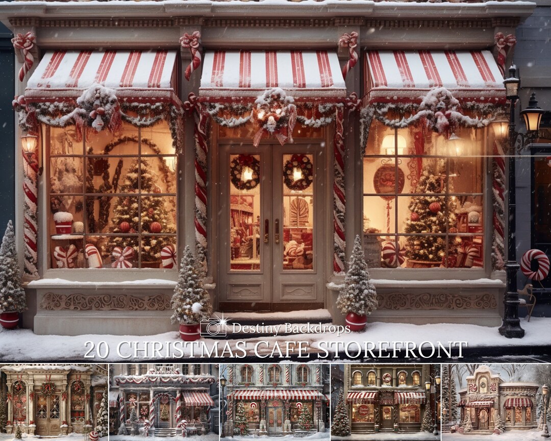 20 Santa Warehouse Christmas Backdrops Christmas Digital Background ...