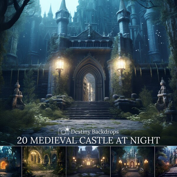 Castle Backdrop - Etsy