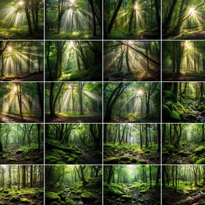 100 Deep Forest Digital Background Creative Composite Wild Forest ...
