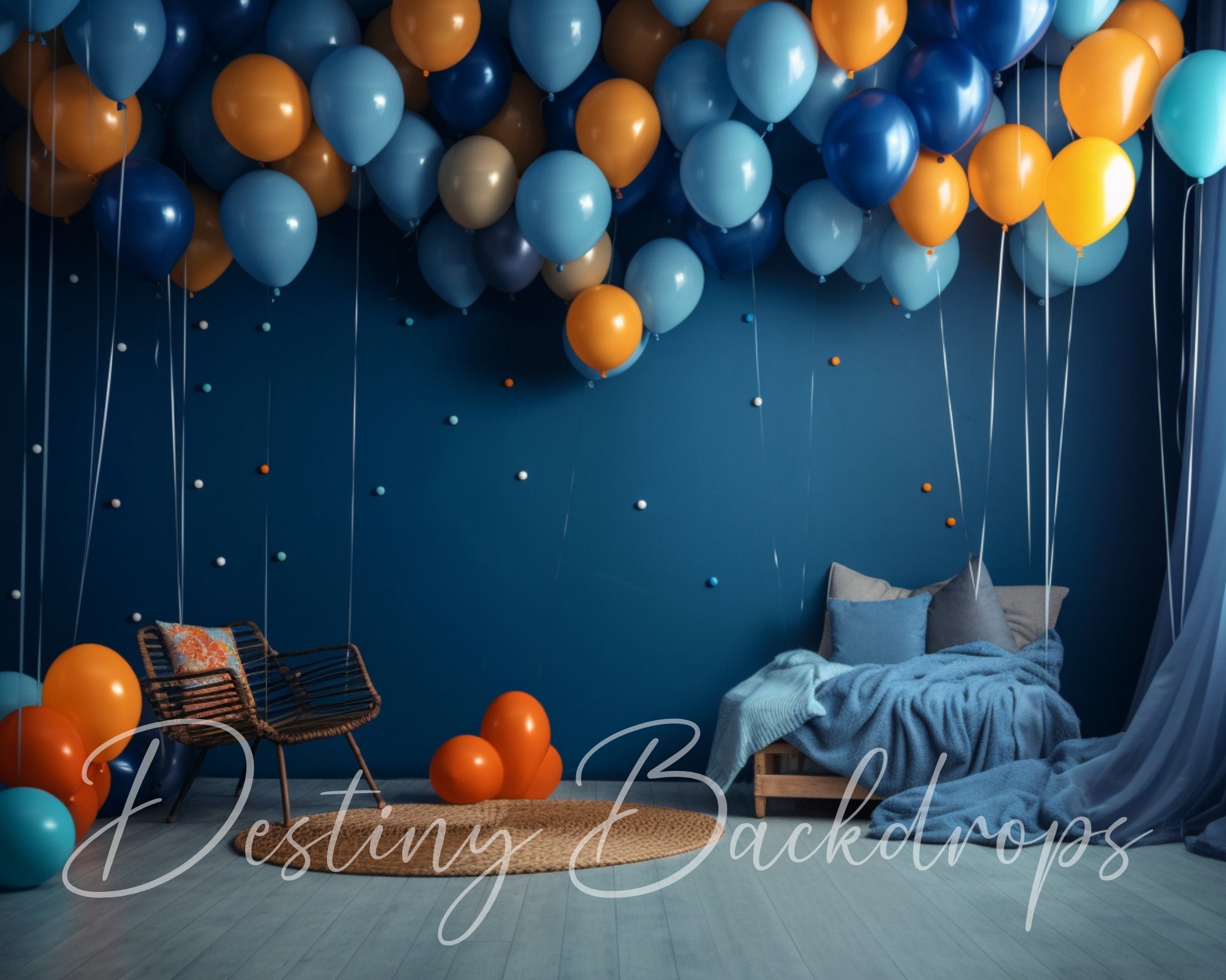20 Kids Party Backdrops Celebration Digital Backdrops Family Birthday ...