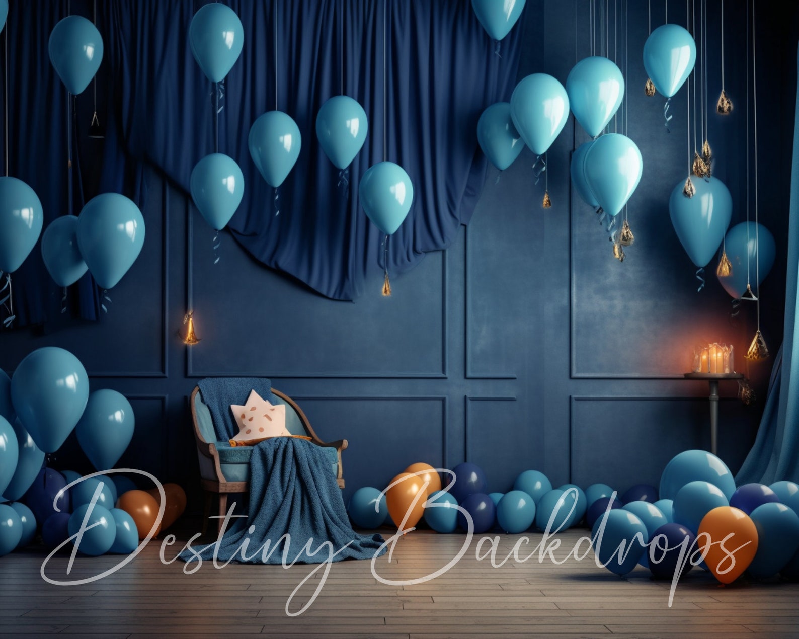 20 Kids Party Backdrops Celebration Digital Backdrops Family Birthday ...