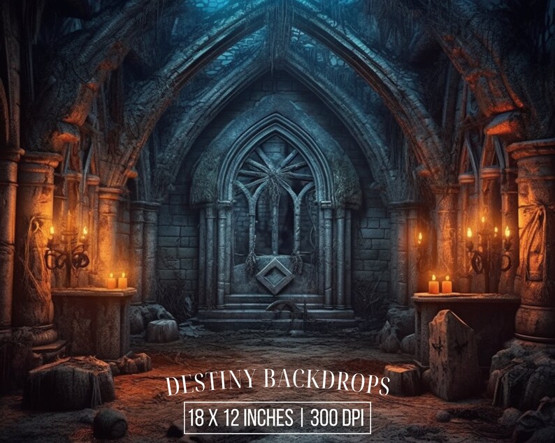 160 Halloween Backdrop Digital Bundle Halloween Horror Background ...