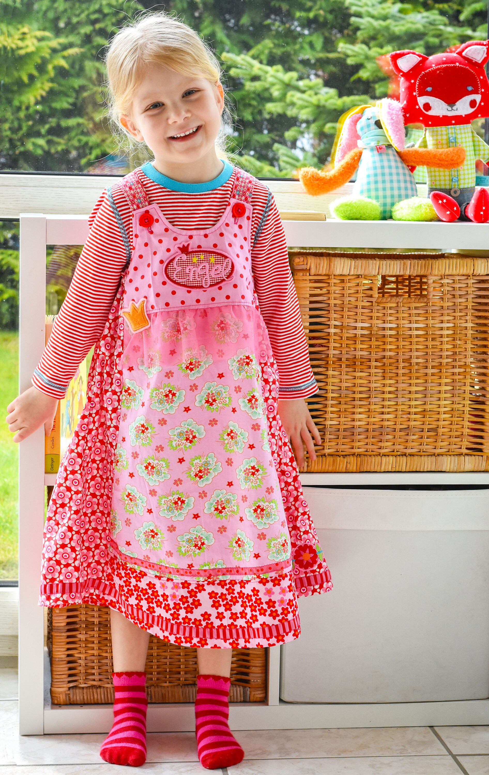 Kinderkleid Stricken Gr 92