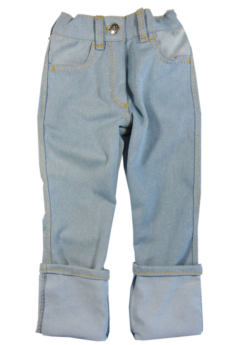 Paper Cut Pattern Girls' Pants Slimfit Jeans | Etsy