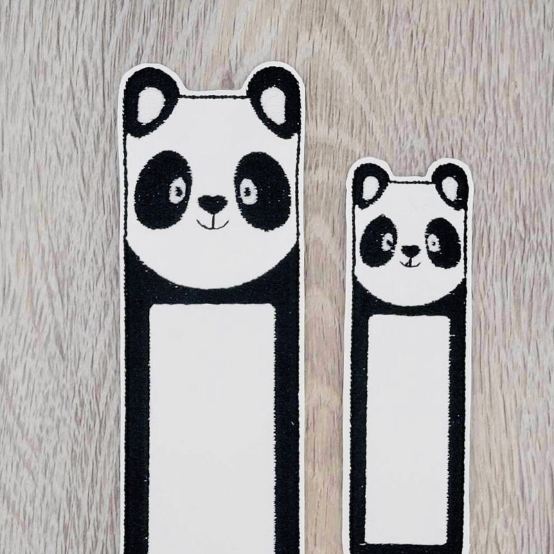 Panda Bookmark - Etsy