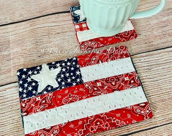 Set of 4 Different Fall Mug Rug in the Hoop Machine Embroidery Design ...