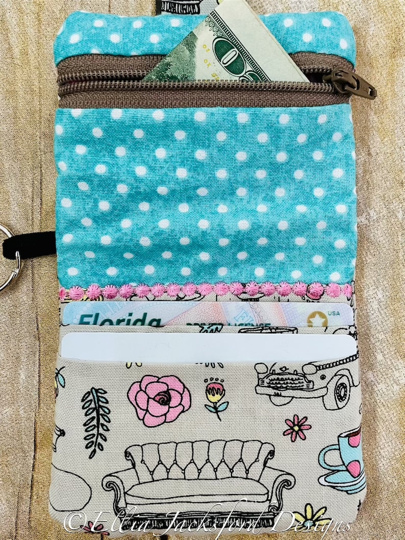 ITH Mini Wallet Embroidery Design - Etsy