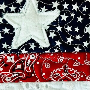 Quilted Flag Mug Rug/placemat Embroidery Design 5 SIZES - Etsy