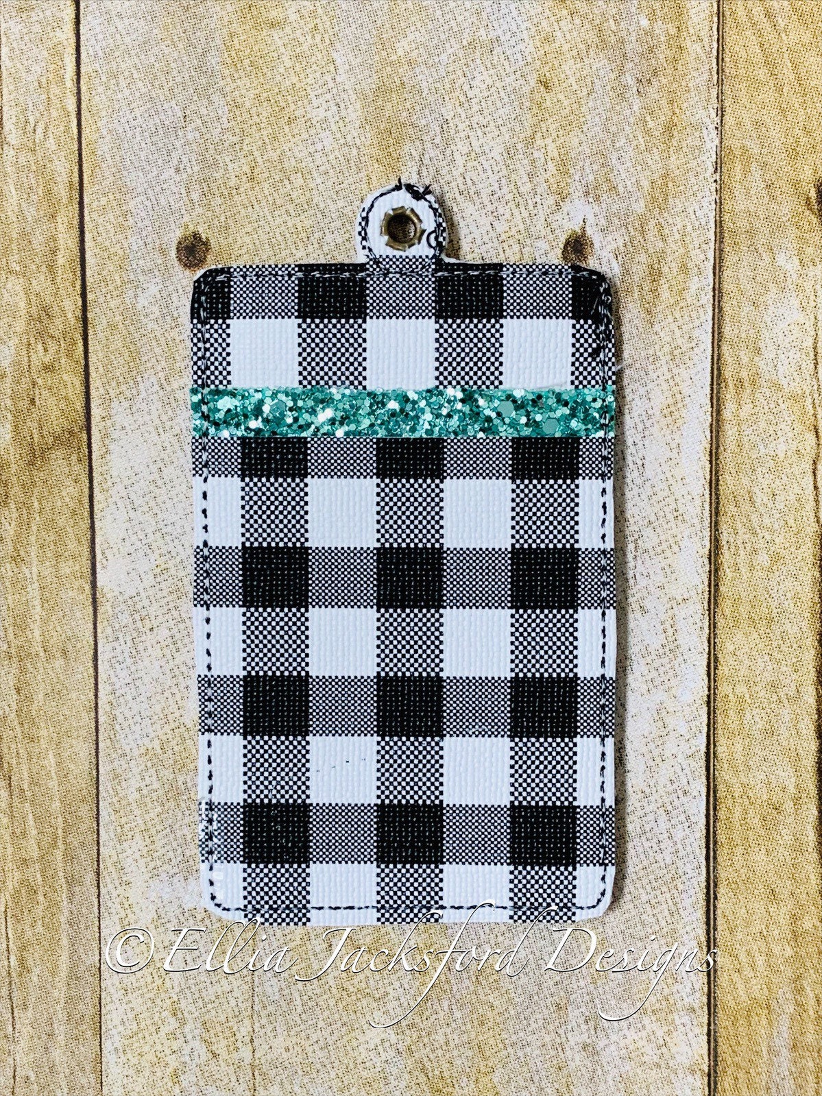 ITH Badge Holder Wallet Embroidery Design - Etsy