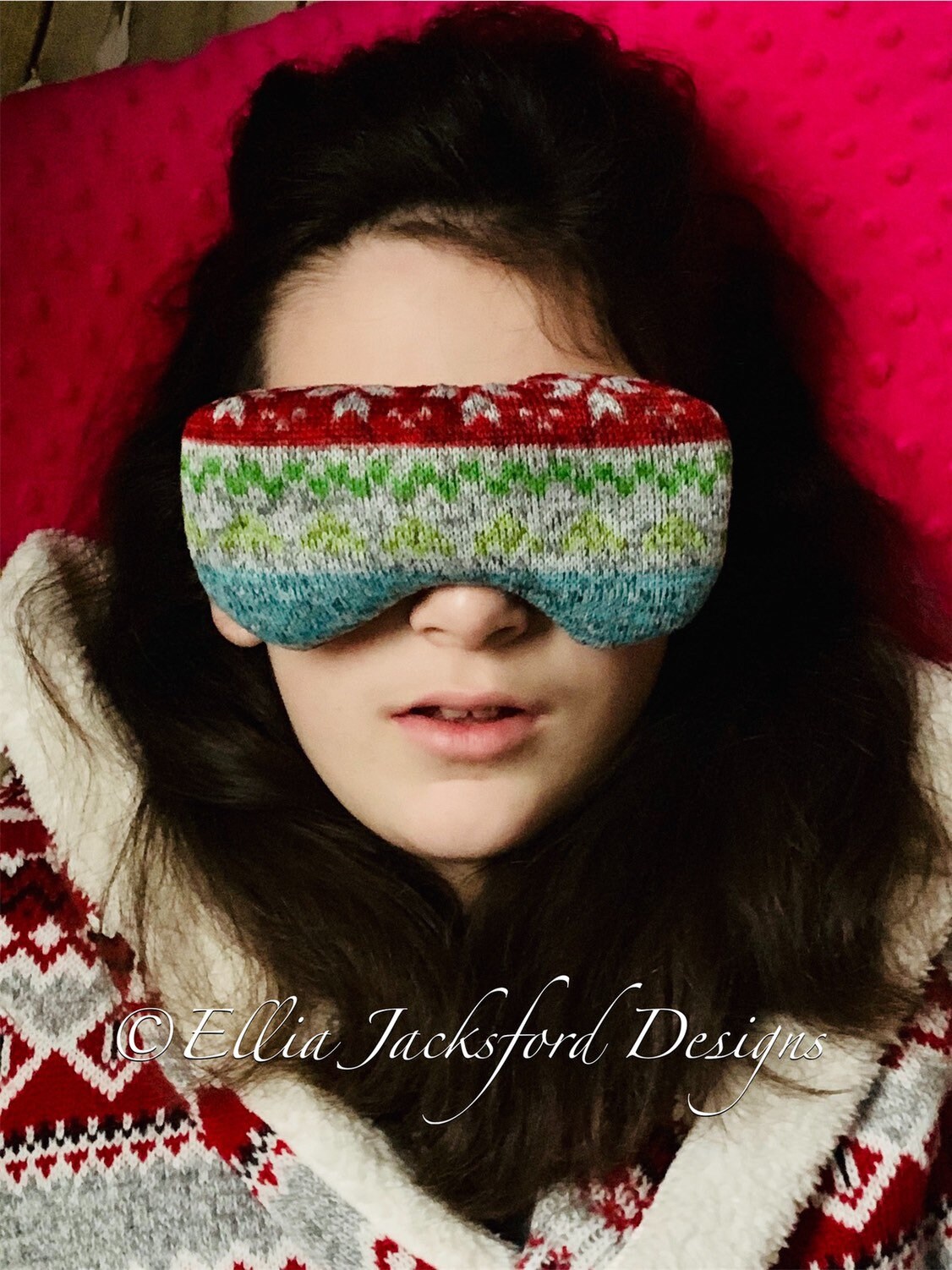 ITH Eye Pillow Sleep Mask Embroidery Design - Etsy