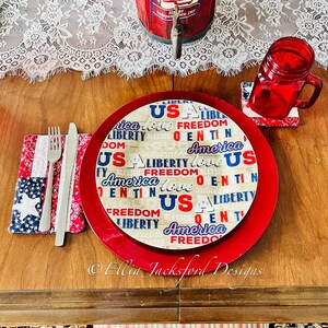 Quilted Flag Mug Rug/placemat Embroidery Design 5 SIZES - Etsy