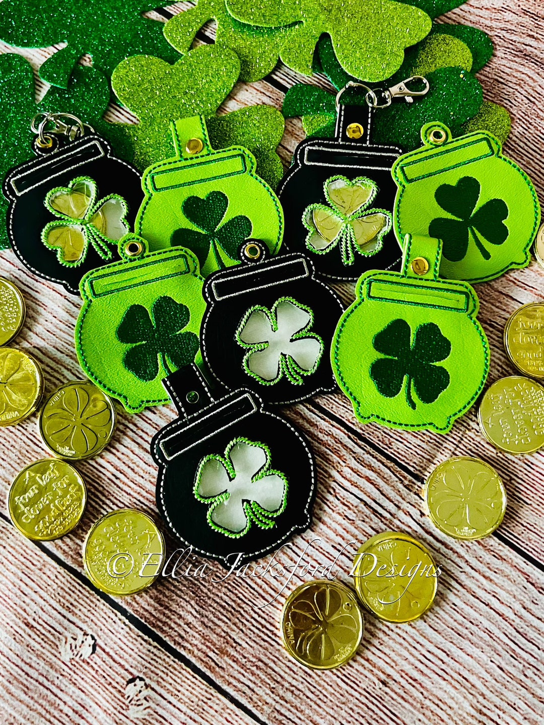 Pot of Gold Coin Keeper Embroidery Design BUNDLE - Etsy