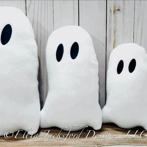 Ghost Stuffie Embroidery Design 4 SIZES - Etsy
