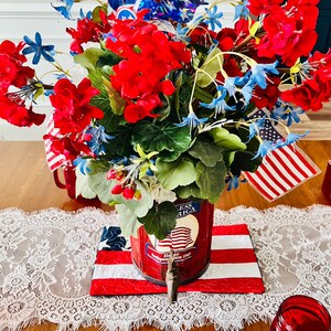 Quilted Flag Mug Rug/placemat Embroidery Design 5 SIZES - Etsy