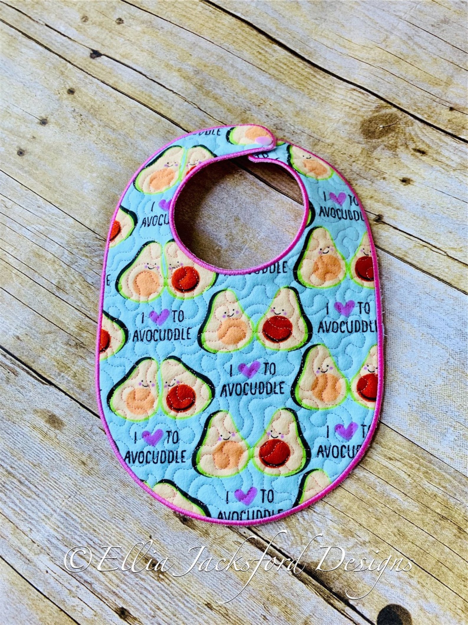 ITH Bib Embroidery Design 2 SIZES! - Etsy