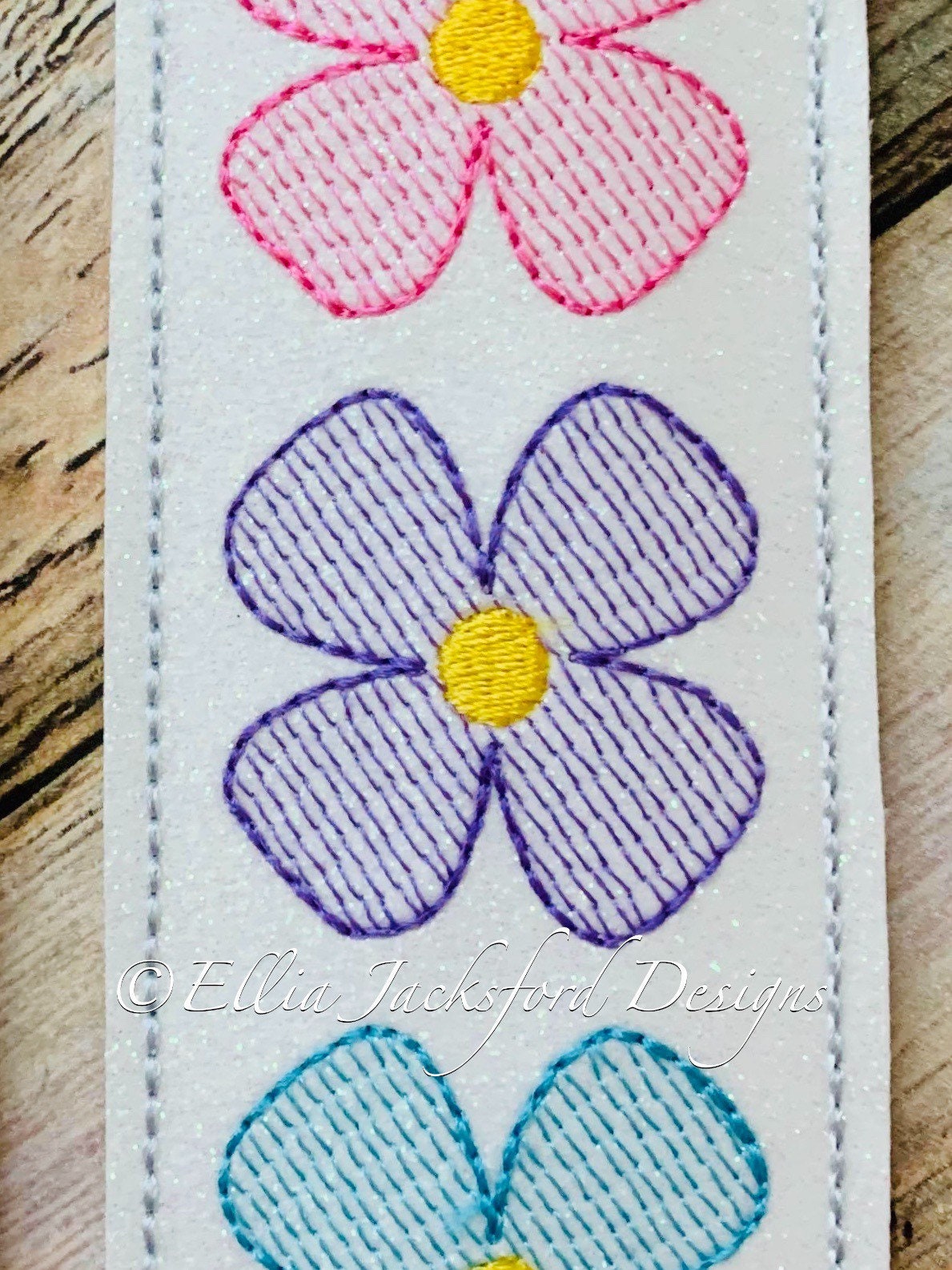 ITH Spring Sketch Freezer Pop Holder SET Embroidery Design | Etsy