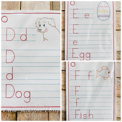 Dry Erase Letter Writing Guide Alphabet Practice Worksheets - Etsy