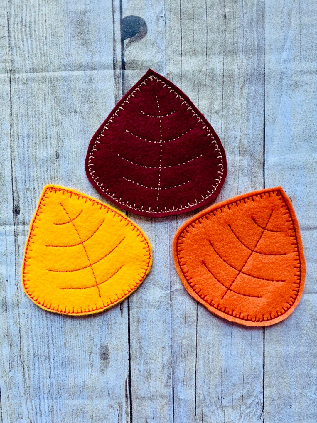 ITH Fall Leaf Coaster Embroidery File - Etsy