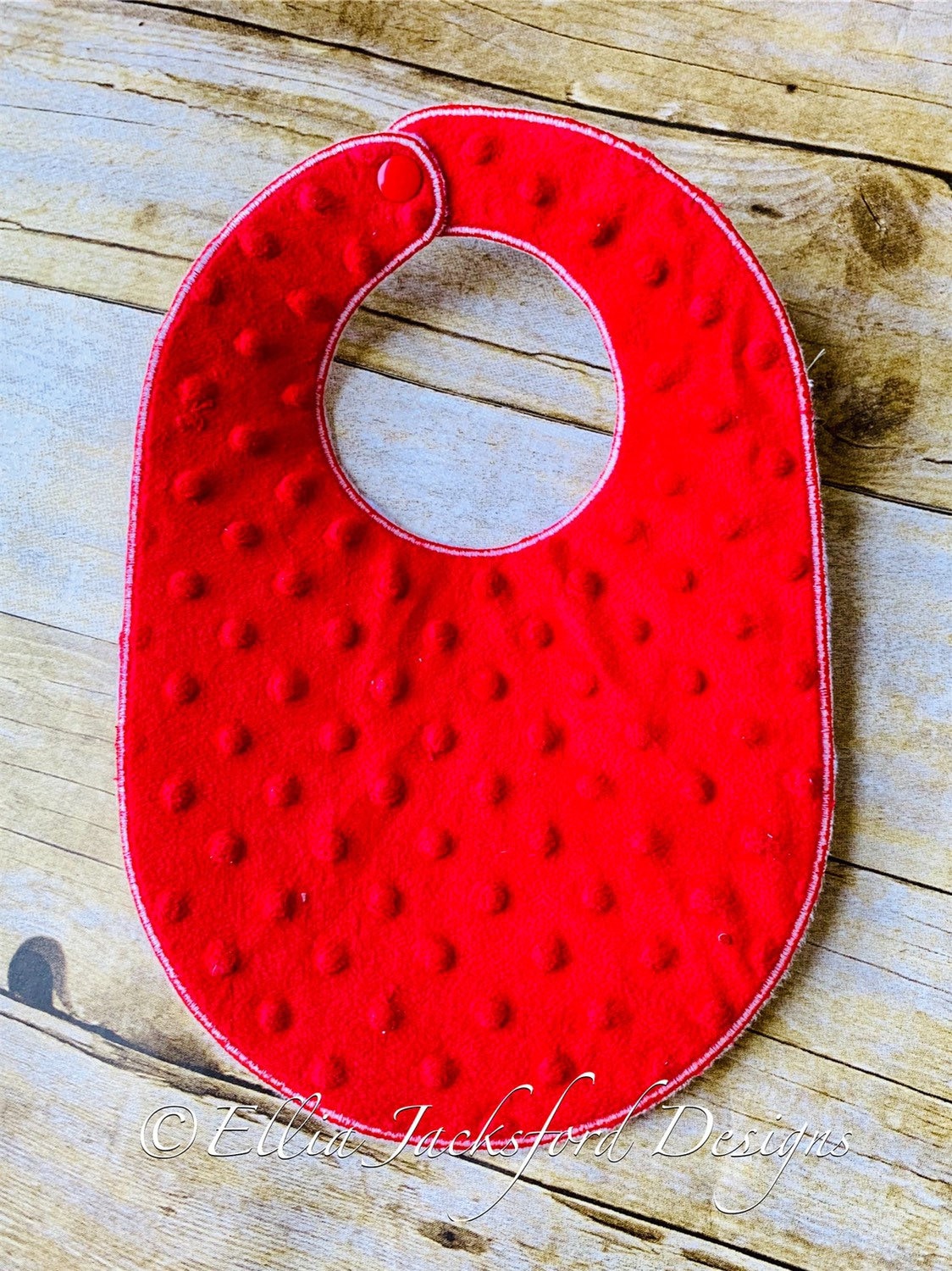 ITH Bib Embroidery Design 2 SIZES! - Etsy