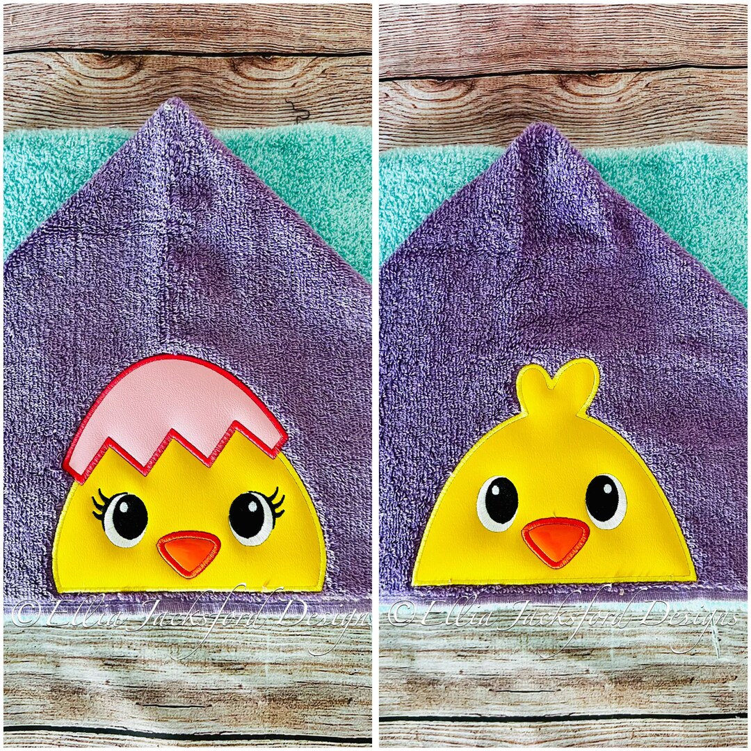 Chick Couple Peeker Embroidery Design 2 SIZES - Etsy
