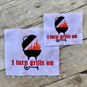 BBQ Embroidery Design - Etsy