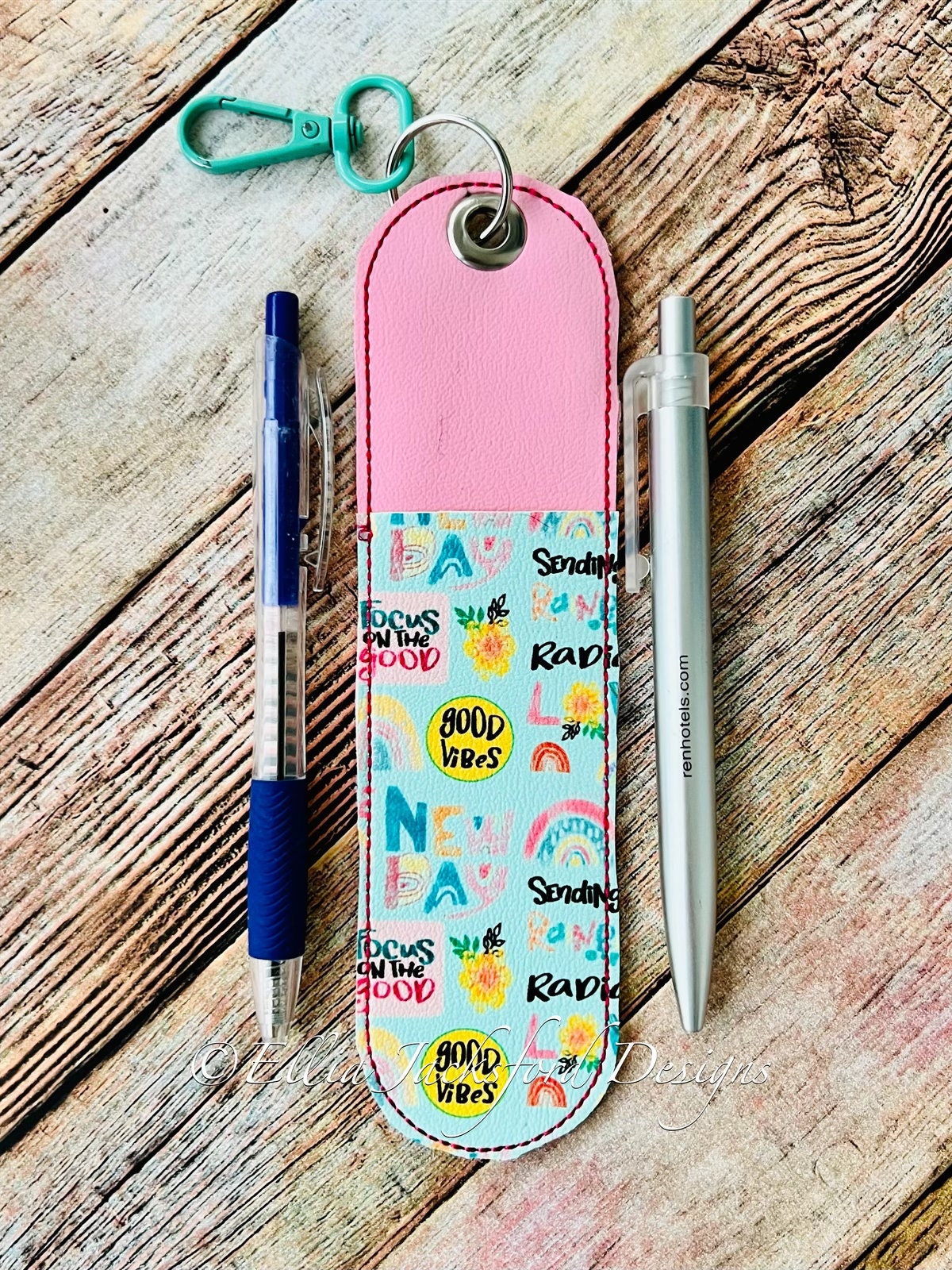 ITH Pen Holder Embroidery Design - Etsy